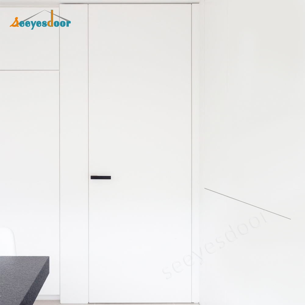 White flush door