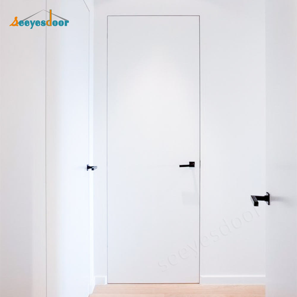White flush door