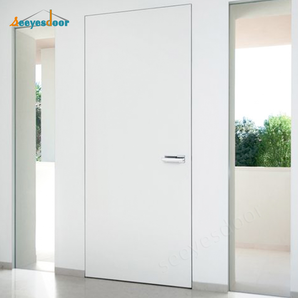 White flush door