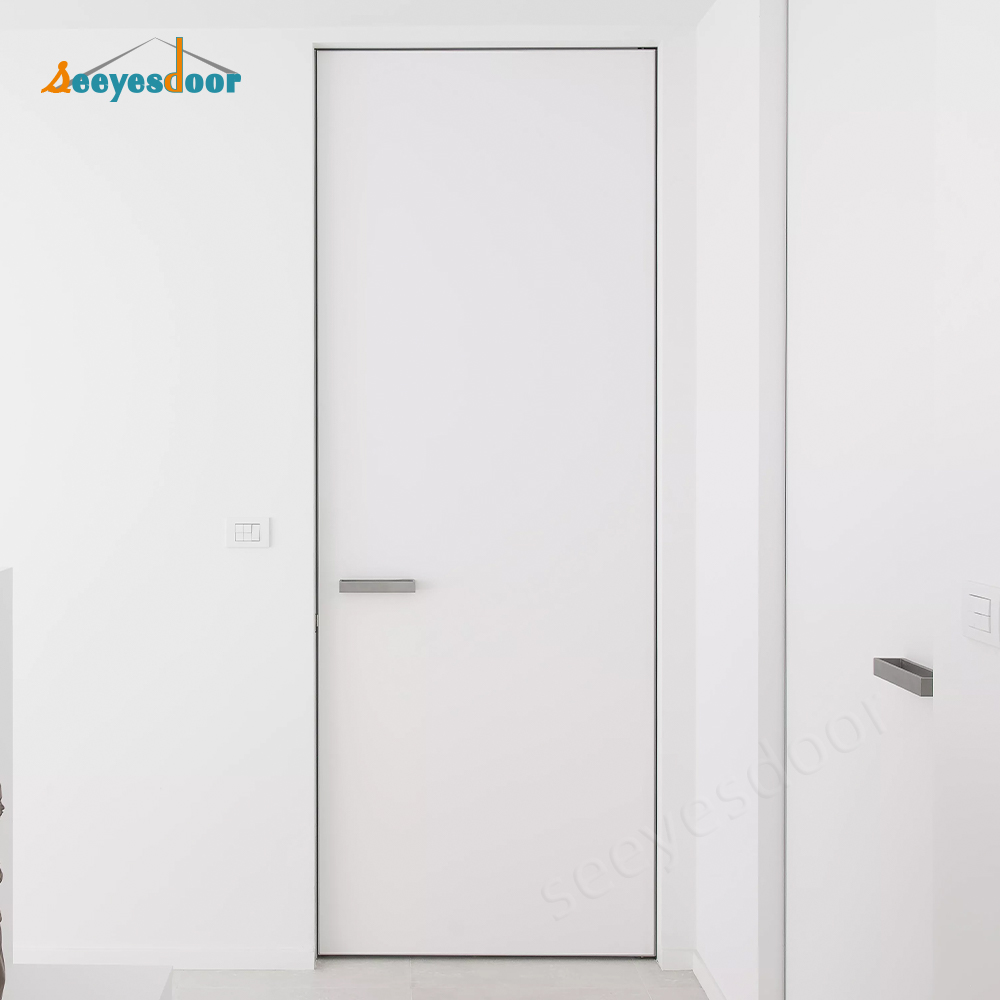 White flush door
