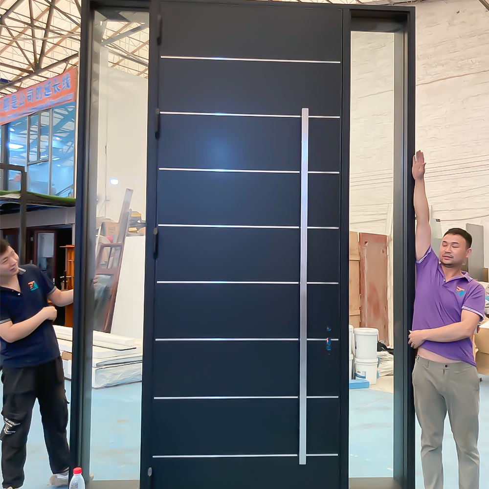 Aluminum door