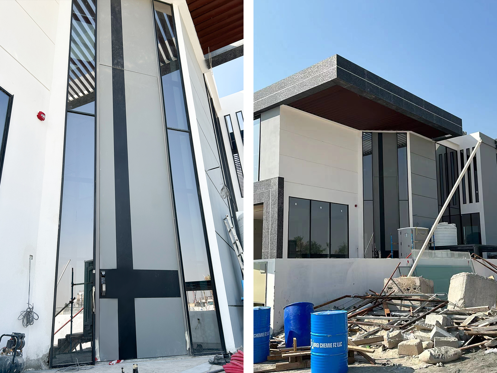 Dubai extra high entrance door